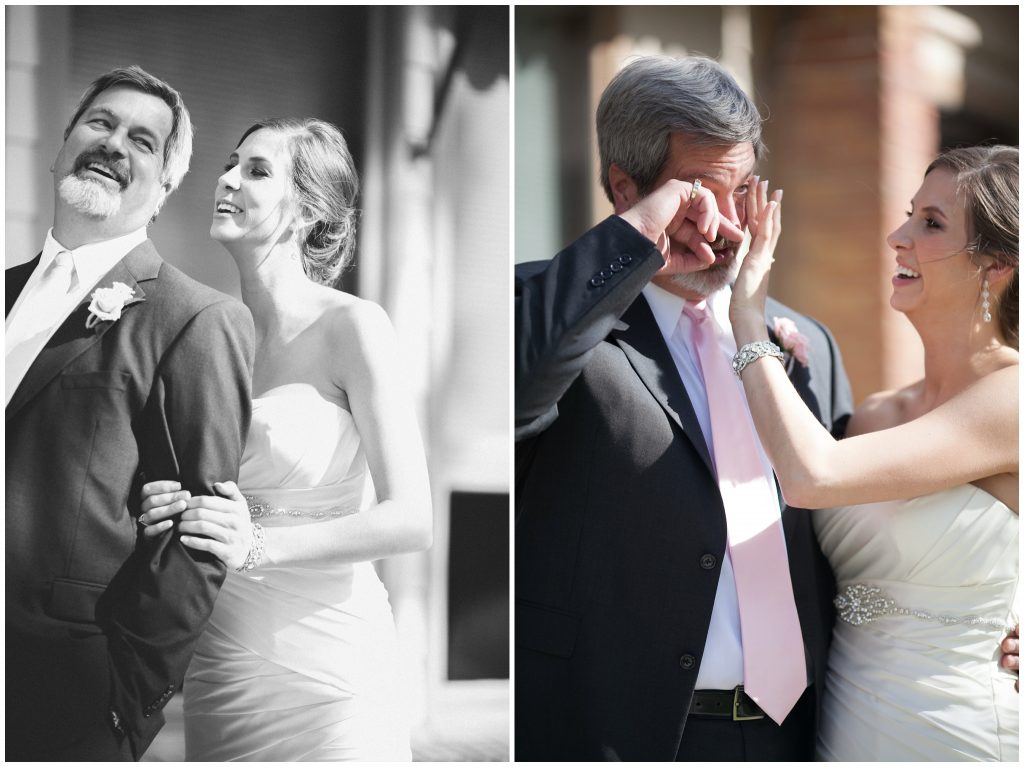 For Brides: Father Daughter First Look - b.marie.photography